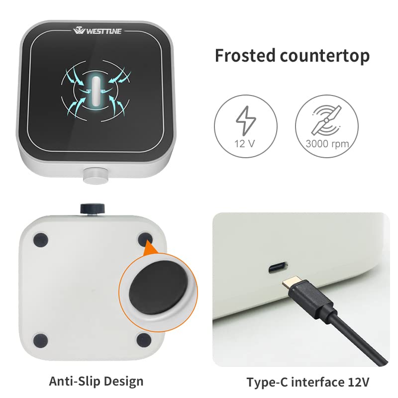 Magnetic Stirrer with Stirrer Bar,WEST TUNE Magnetic stir Plate 350~3000RPM and Mini Magnetic Mixer Stirrer Max Stirring Capacity 3000ml，Lab Stirrer