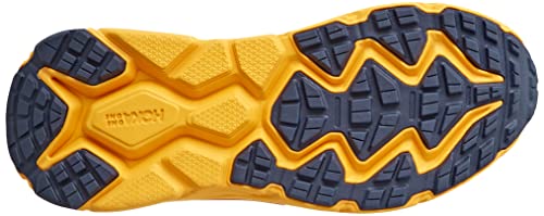 Hoka Men's Challenger 6 All Terrain Running Shoes Sneakers (Outer Space - Radiant Yellow, us_footwear_size_system, adult, men, numeric, wide, numeric_11)