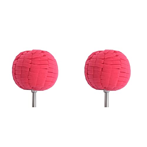 VICASKY Buffing Pad for Car Car Kit Car Kit Car Kit Car Kit 2pcs Round Car Waxing Polished Red for Hub Detailing Pads Wool Buffing Pad Wool Buffing Pad Wool Buffing Pad Wool Buffing Pad