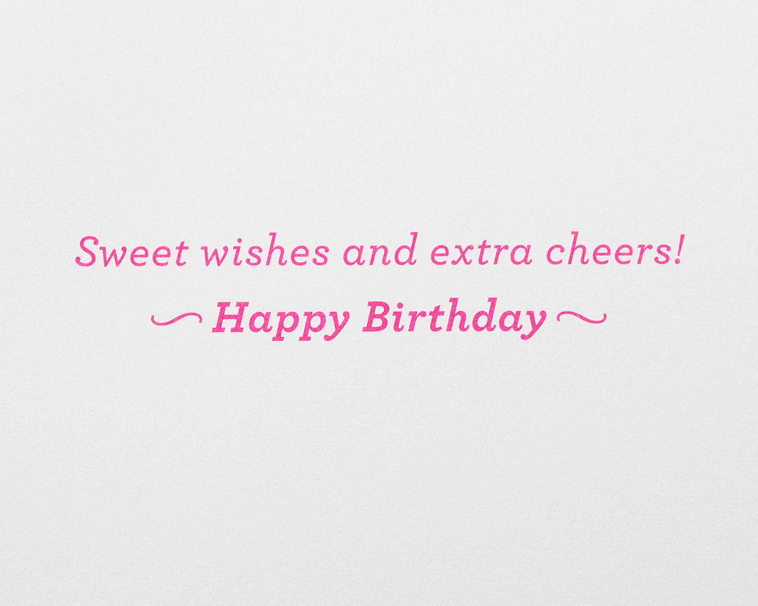 Papyrus Birthday Card - Designed By Bella Pilar (Extra Cheers)