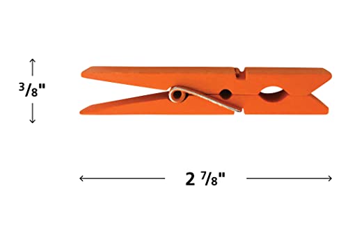 Teacher Created Resources STEM Basics: Multicolor Clothespins, Pack of 50