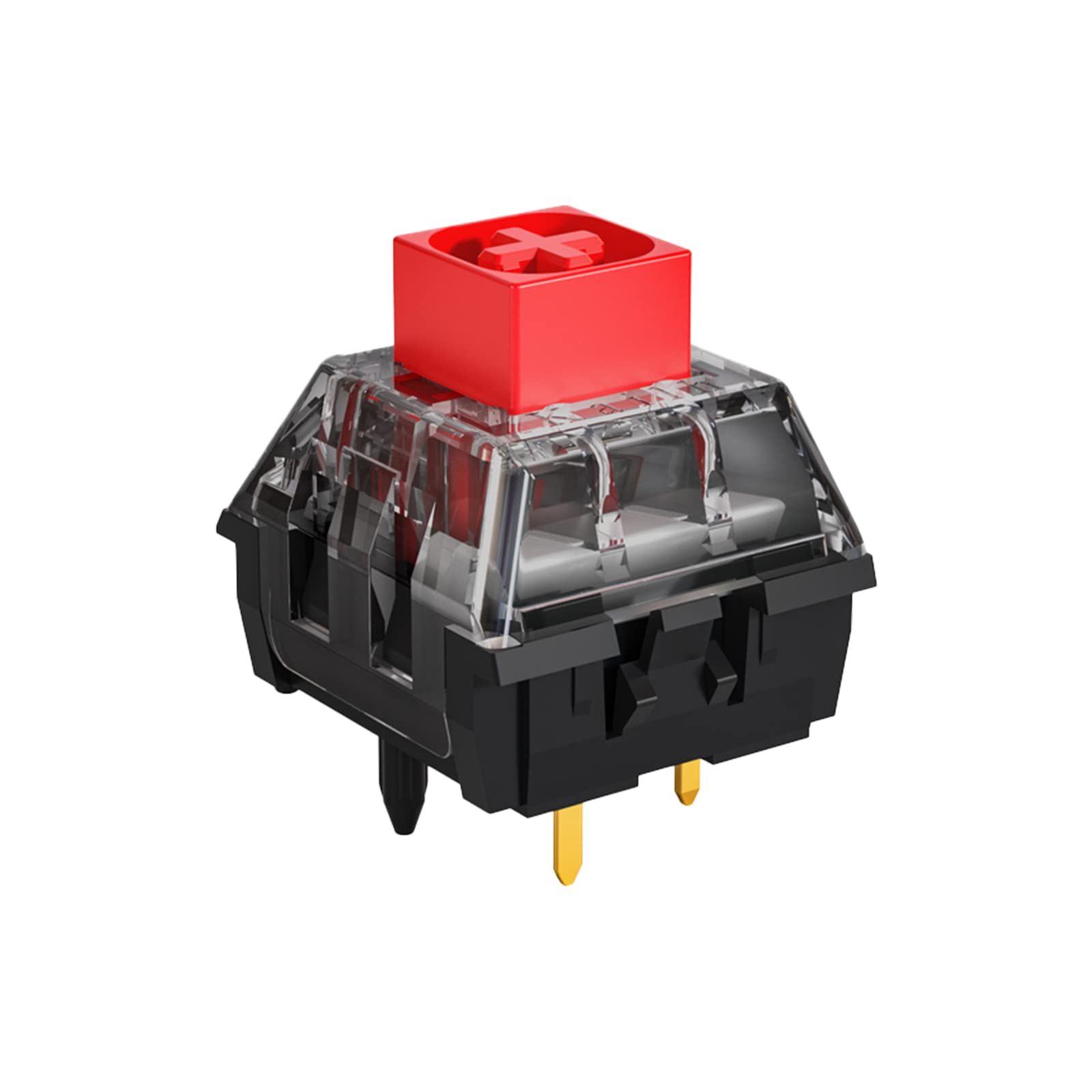KAILH Box White Brown Red V2 5 Pin Mechanical Switches for Gaming Keyboard Clicky Tactile Linear (110pcs, Box V2 Brown)