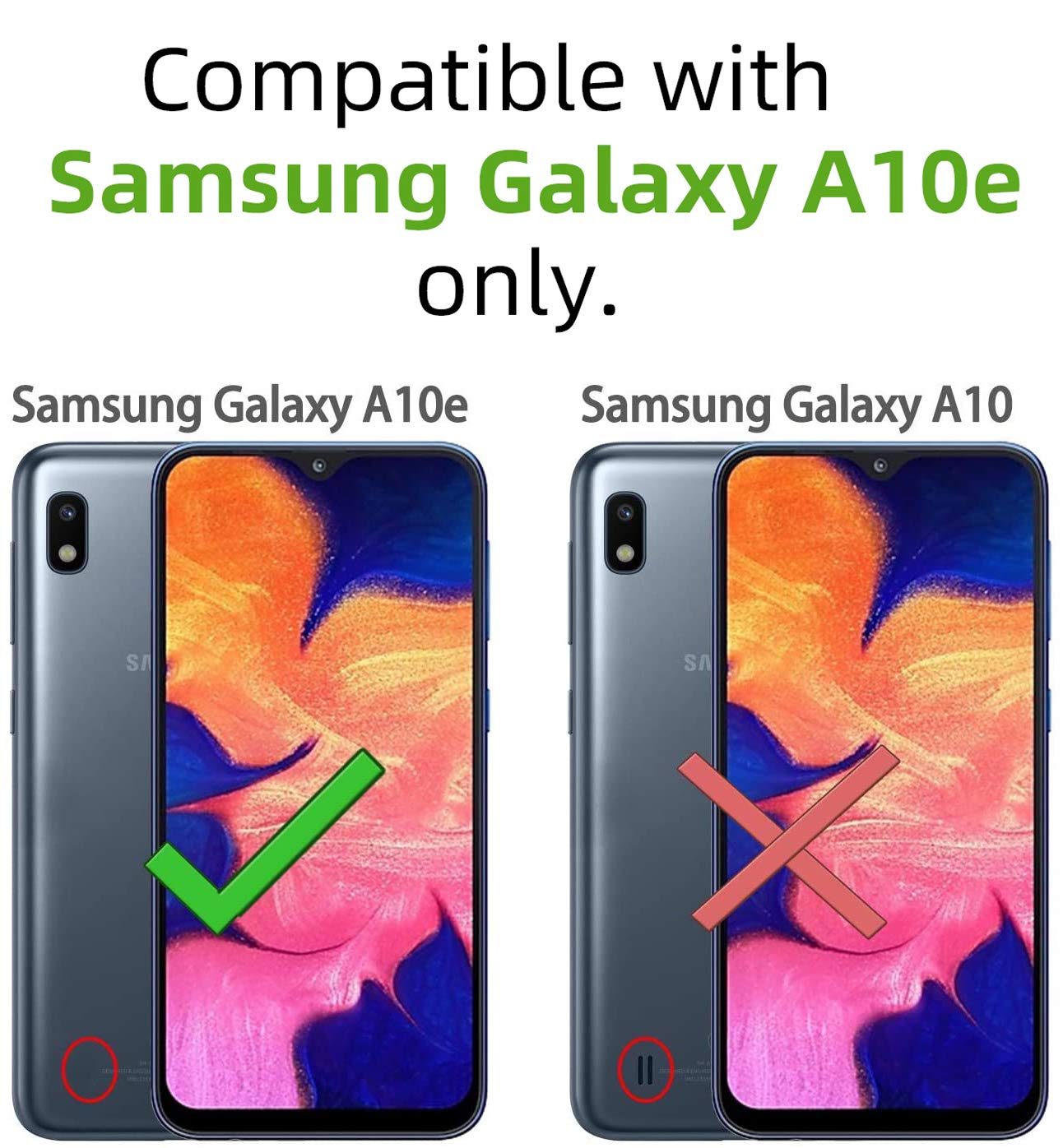 for Samsung Galaxy A10E Phone Case Girls Women Cute Rhinestone Glitter TPU Case with Ring Stand Strap Lanyard Shockproof Protection Cover for Samsung Galaxy A20E -Rose Gold