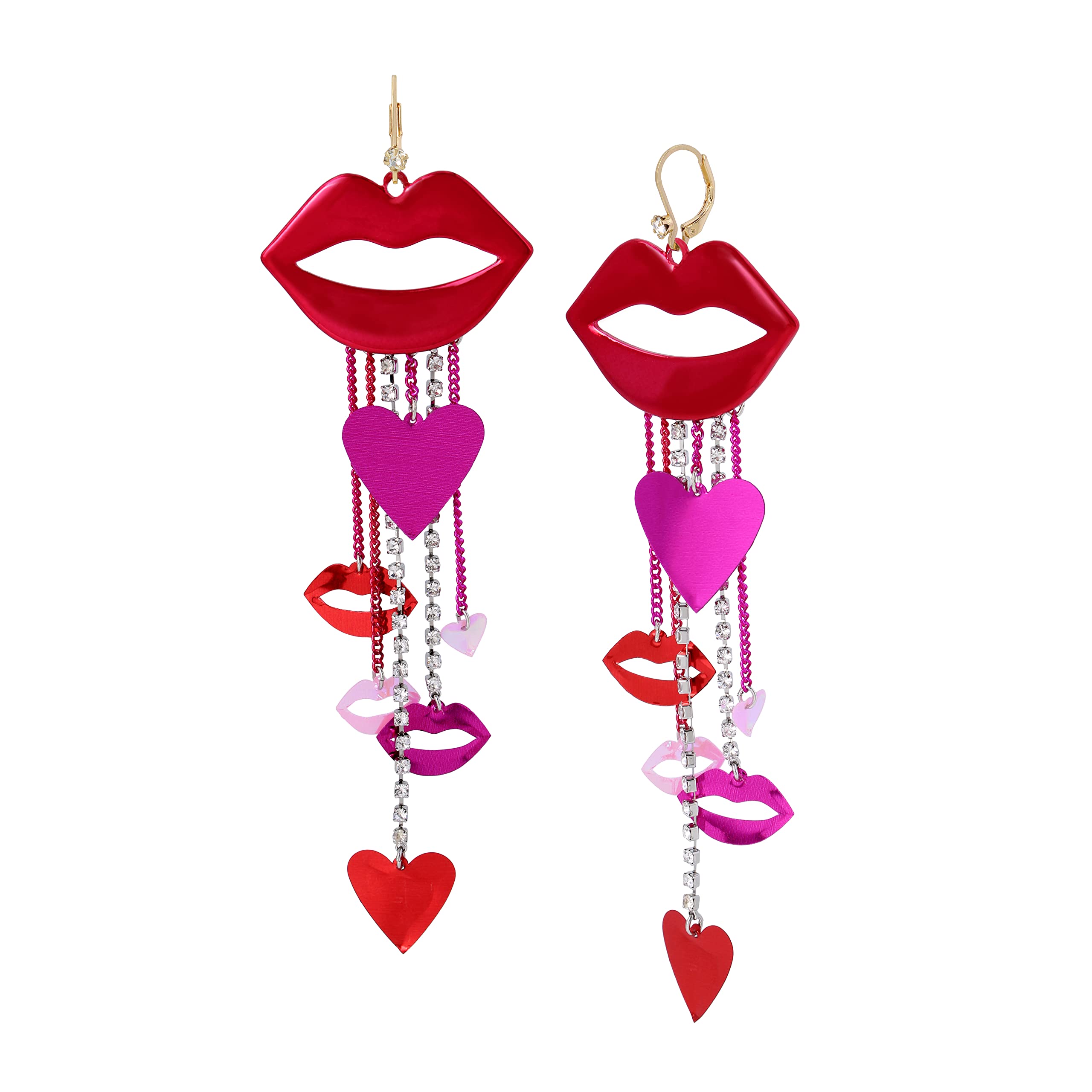 Lips Chandelier Earrings