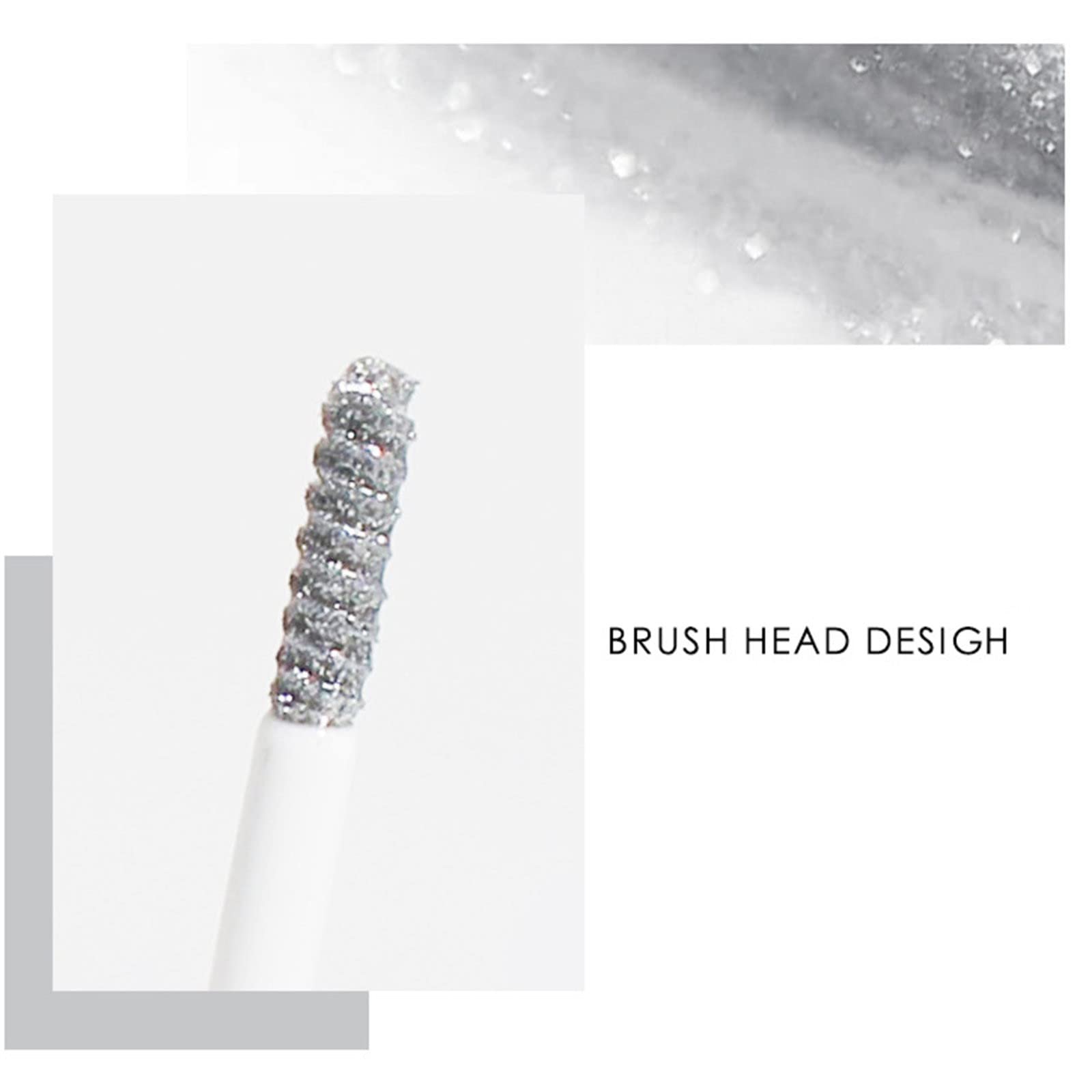 for Party Mascara 4D Diamond Mascara Waterproofs Shining Sparkling and Eyelash Glitter Thickening Lengthening Coat Top Mascara Makeup Products Under 5 Dollars (A, One Size)