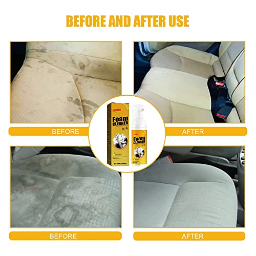 Multi-Purpose Foam Cleaner, Multi-Purpose Foam Cleaner, All-Purpose Household Cleaners For Kitchen, Bathroom, Car (30ML,3PCS)