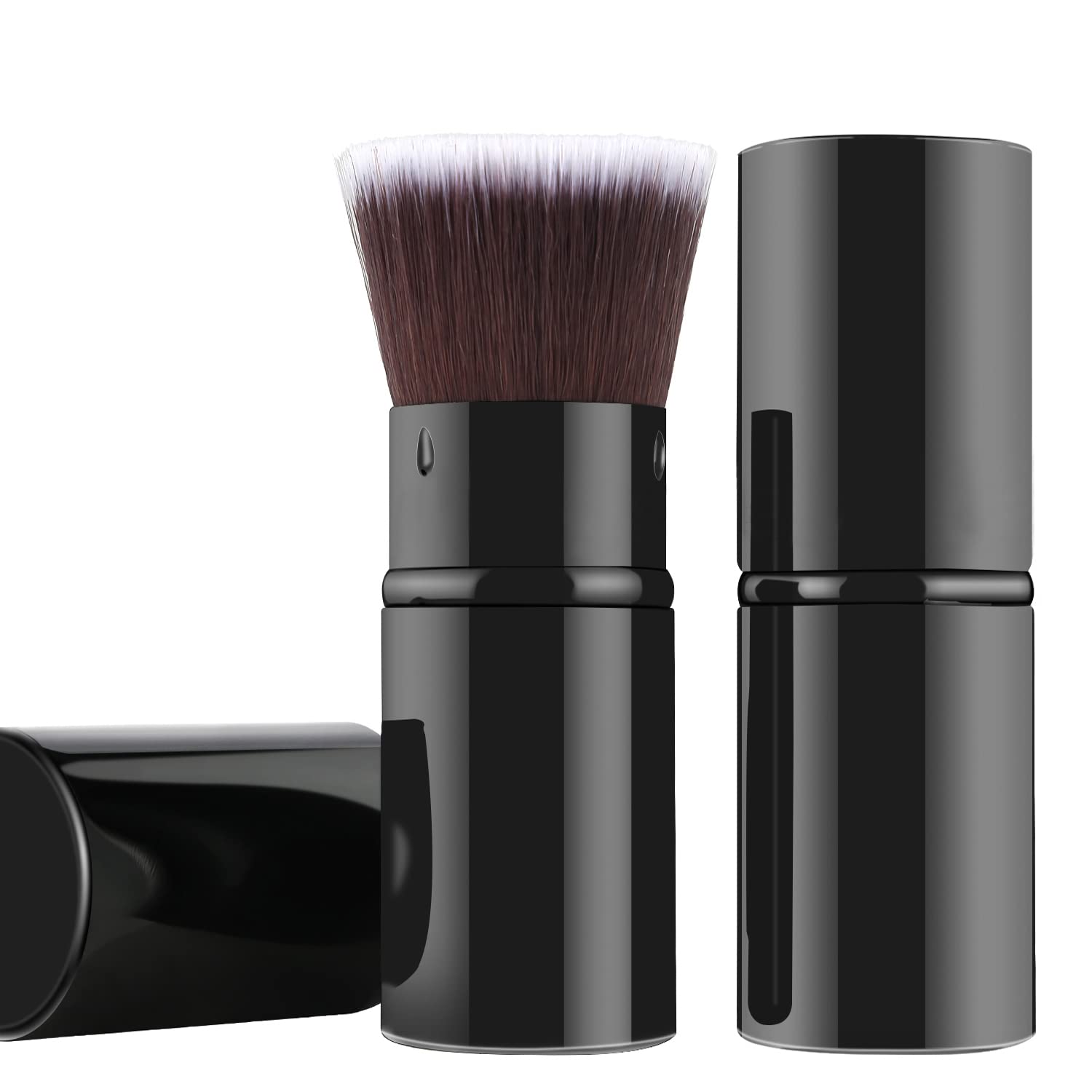 Falliny Foundation Makeup Brush, Kabuki Travel Liquid Foundation Brush Perfect for Blending Liquid, Cream or Flawless Powder Cosmetics