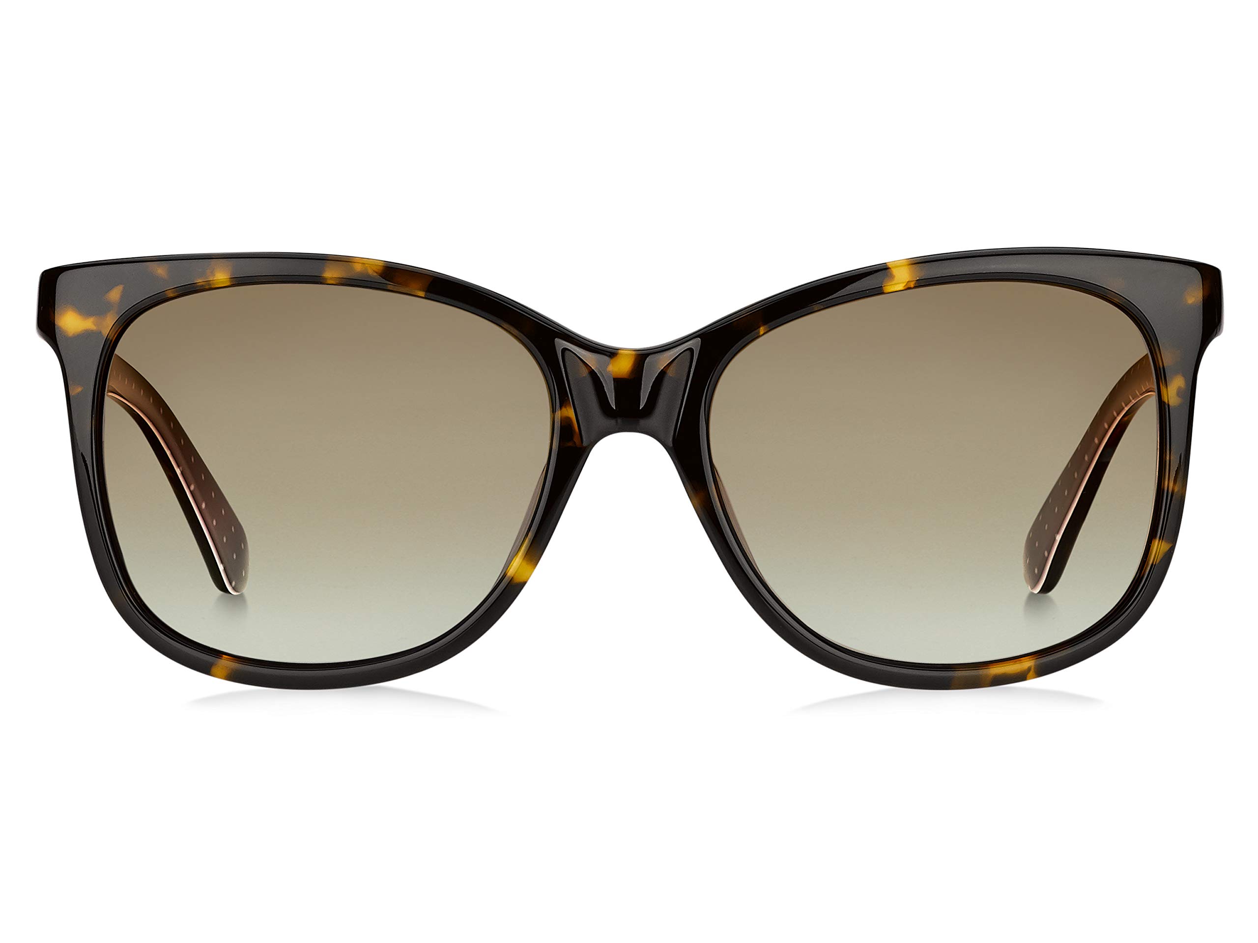 Kate Spade New York Women's Danalyn/S Square Sunglasses, Havana/Polarized Brown Gradient, 54mm, 17mm