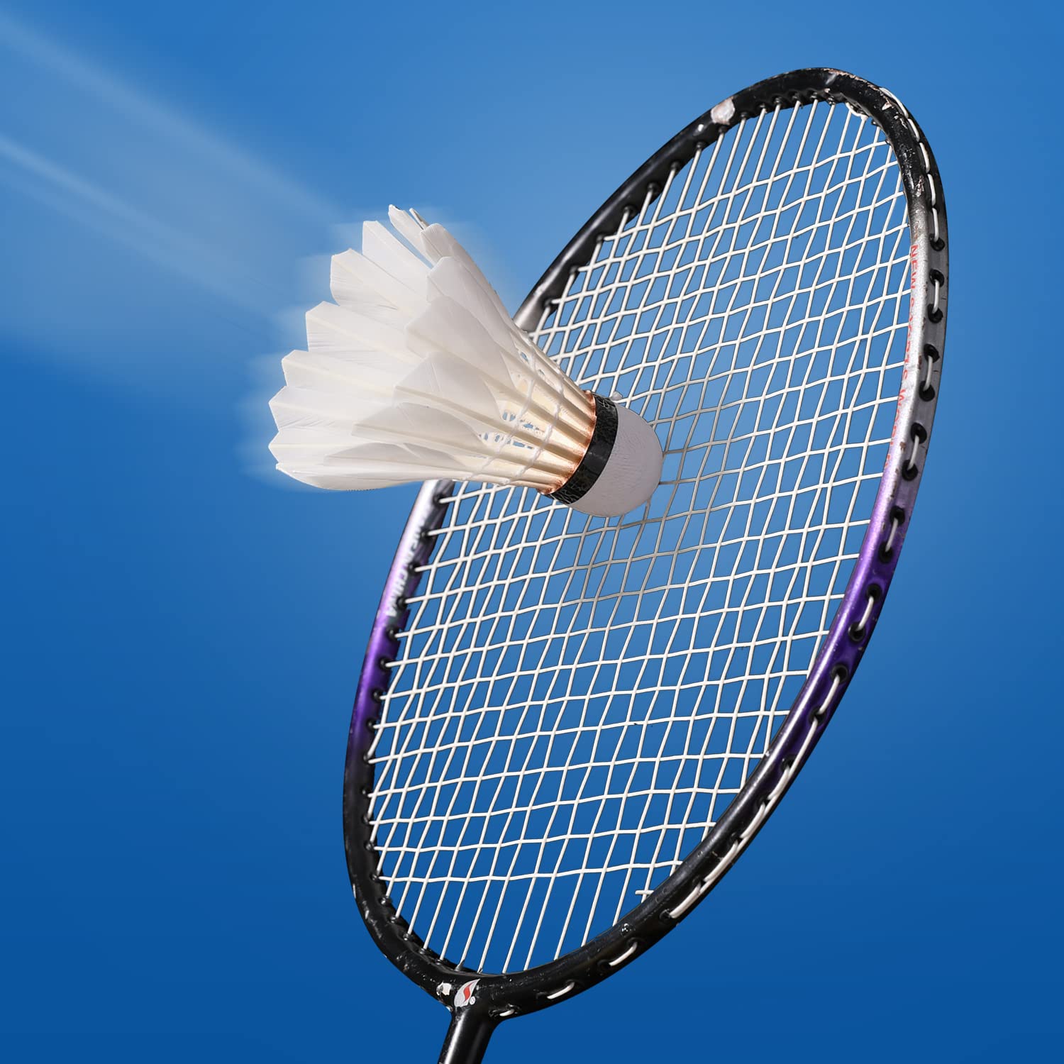 Hxusxjun 12 Pack Goose Feather Badminton Shuttlecocks,Badminton Birdies with Great Stability & Durability for Indoor Outdoor Training Sports,Great for Trainers, Amateurs, Beginners and Family