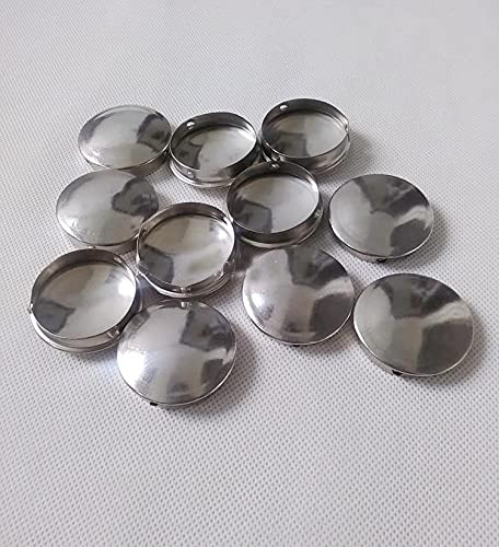 Pipe Accessory Tube Plug Cap Cover Stainless Steel 38MM External Diameter Pipe Plug stoppers 30pcs - (Color: 304 Stainless Steel)