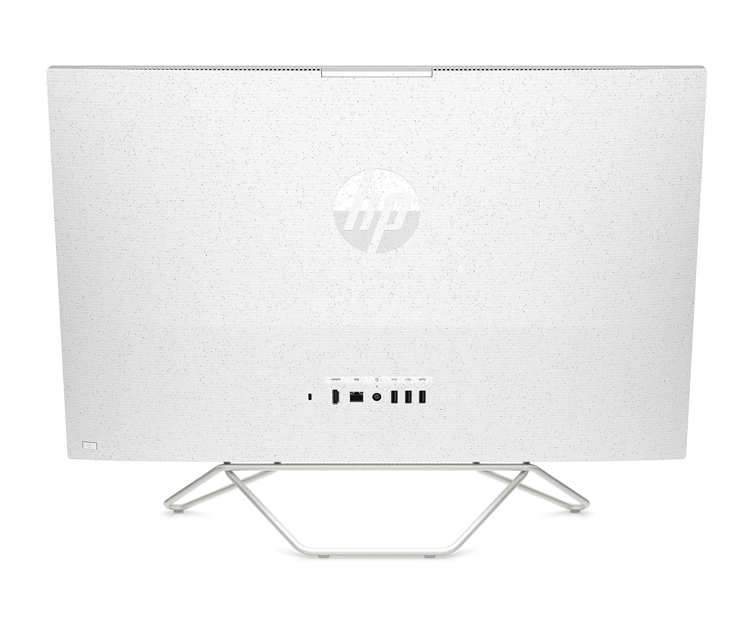 HP 27” All-in-One Desktop PC, AMD Ryzen 7 5700U, 12GB RAM, 256GB SSD & 1TB HDD, FHD IPS Display, Windows 11 Pro(27-CB0052, 2022)(Renewed)