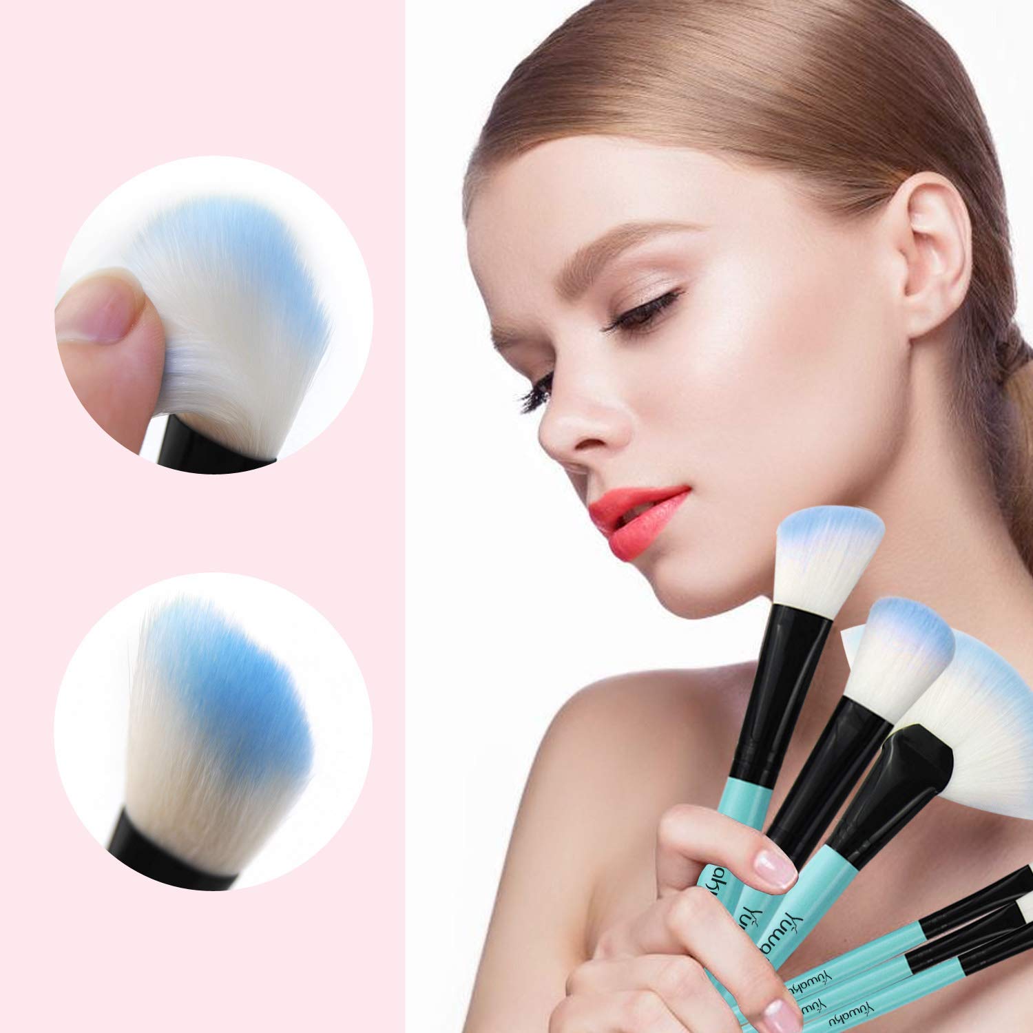 Makeup Brushes Set Professional from an Array of Eyeshadow Foundation Brushes to a Concealer Brush to Eyelash and Blusher Brushes 32 Pcs soft Make up Brush Kit, These Vegan and Cruelty-free Brushes have Soft Synthetic Bristles that Work Perfectly with any