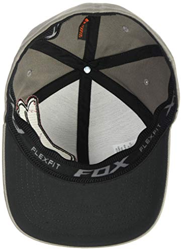 Fox Racing Men's Standard EPISCOPE Flexfit HAT, Pewter, L/XL