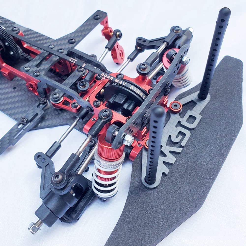 MAKIVI DGW Metal & Carbon Fiber 4WD 1/10 Touring Car On-Road RC Car Kit Chassis