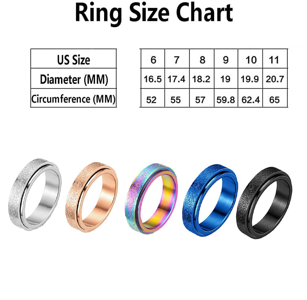LIU JUN Frostaly Ion Spinning Ring,Frostaly Ion Spinning Ring Weight Loss,Frostaly Spinning Ring(size9