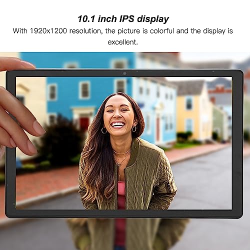 fannay 10.1 Inch Tablet, 5G WiFi Tablet PC US Plug 100-240V Support FM GPS 1920x1200 IPS Support 11.0 with 4G LTE Keyboard (Green)