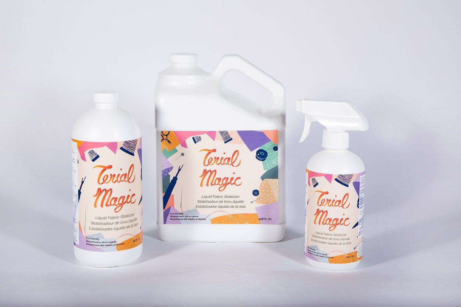 Terial Magic (16oz) fabric-stabilizers, Small, White