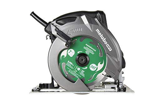 Metabo HPT Circular Saw Kit | RIPMAX | 7 1/4-Inch Blade | 6,800 RPM | Dust Blower Function | 5-Year Warranty | C7UR