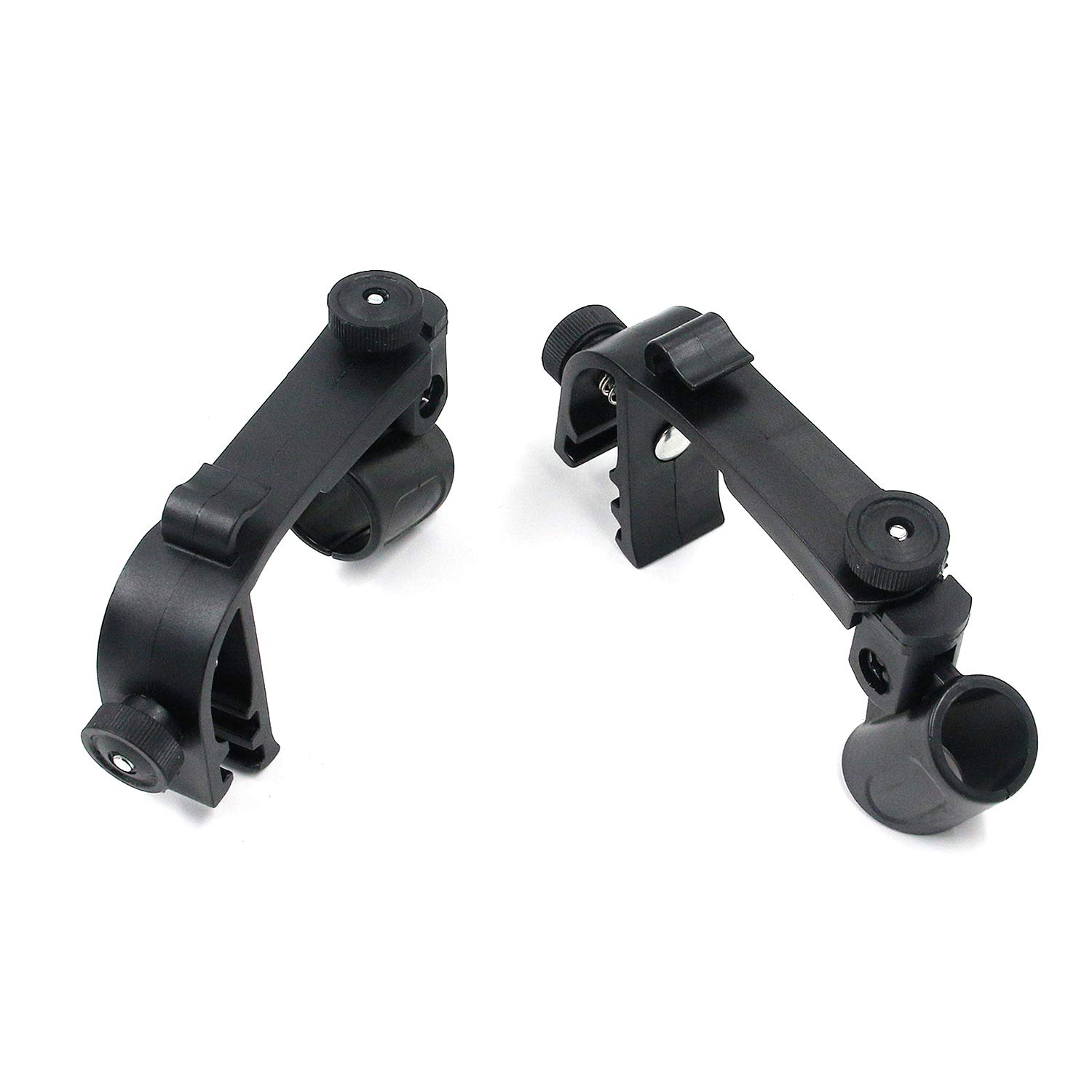 FarBoat 2Pcs Drum Microphone Clips Mic Set Clamp Adjustable Shockproof Holders