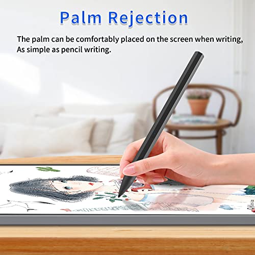 Stylus Pen for ASUS Transformer/Mini/ASUS Zenbook Flip/Pro/ASUS Vivobook Flip/Pro/Duo/ASUS Notebook, Rechargeable MPP 2.0 Tilt Active Pen with 4096 Pressure Sensitivity, Palm Rejection, Black