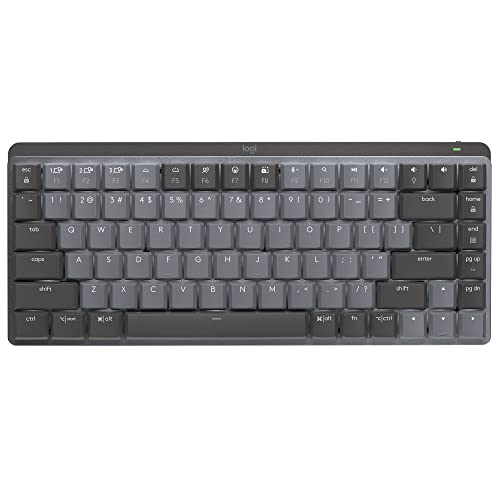 Logitech MX Mechanical Mini Clicky Keyboard (Graphite) Bundle with 3.0 USB Hub (2 Items)