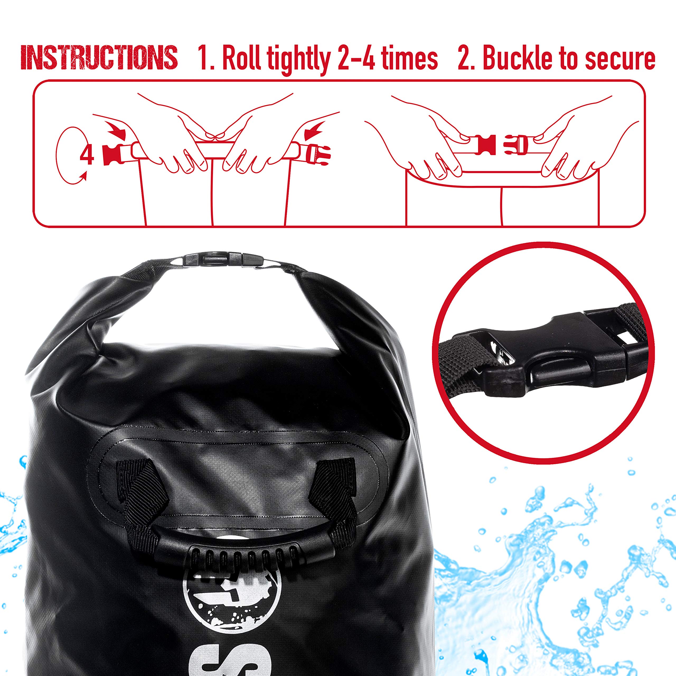 Franklin Sports Spartan OCR 30L Drypack Sack