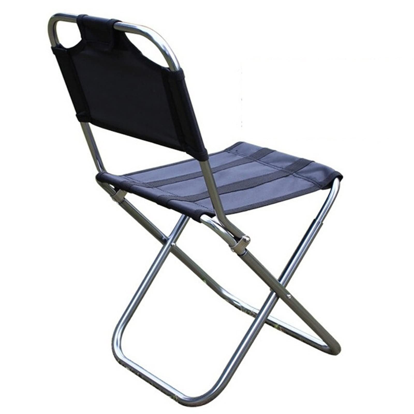 LMMDDP Outdoor Aluminum Alloy Portable Folding Fishing Chair Picnic Camping Stool