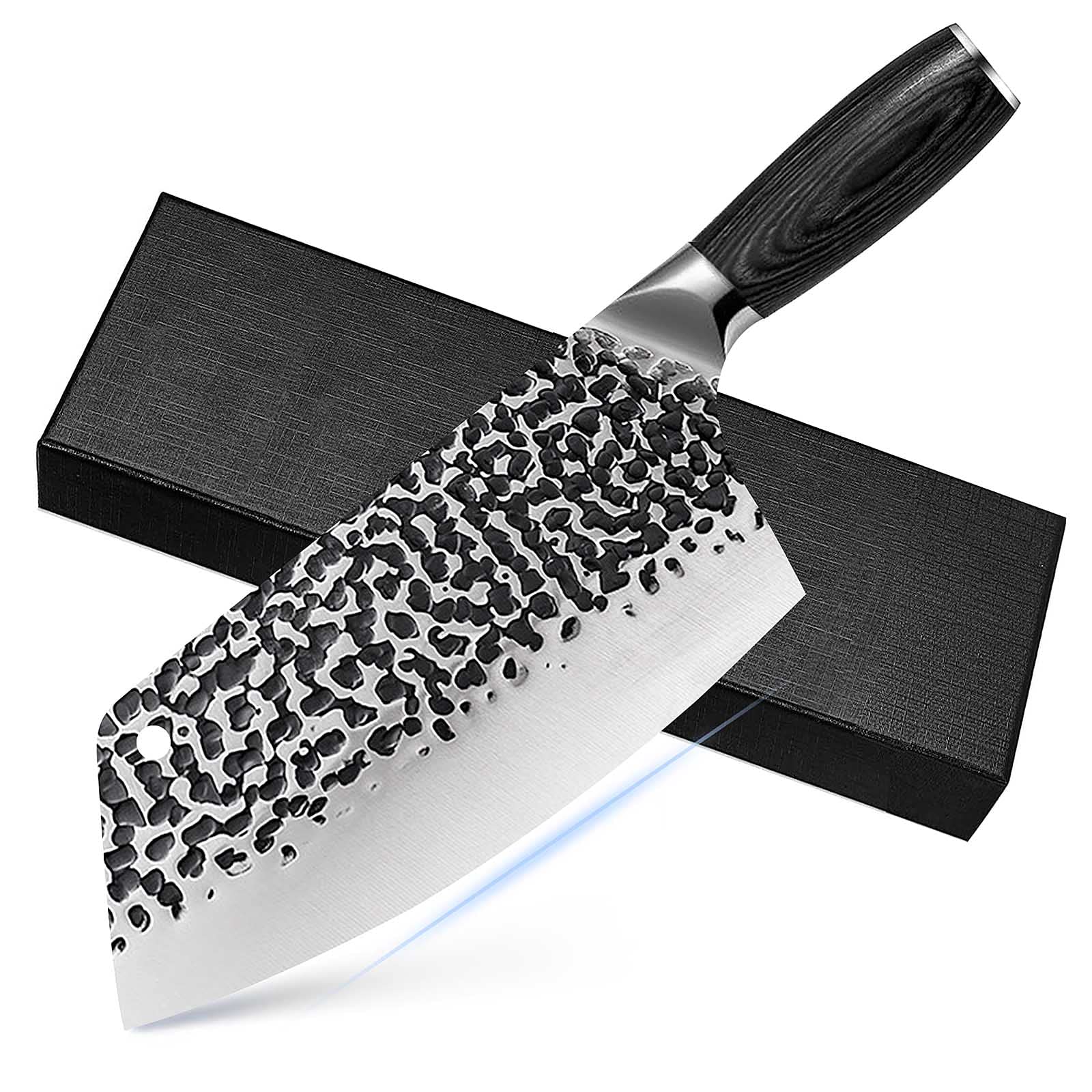 lenflam Chef's Kitchen Knives Japanese Knife Boning Sushi Sashimi Vegetable Cooking Meat Cutting Kiritsuke Sharp Chef Knife,8 inch Professional Chef Gifts Boning Knife