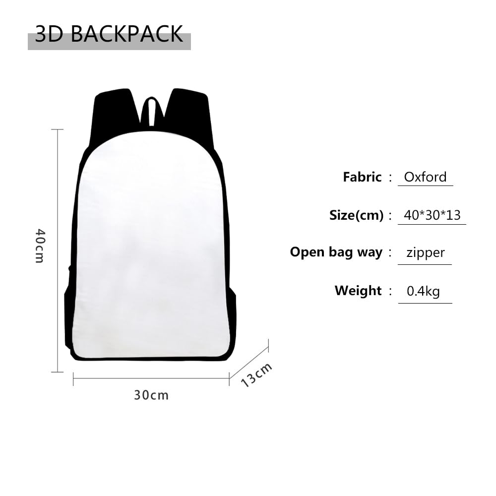 Subnautica Below Zero 3D Printing Backpack Women Men Travel Shoulders Bag Fashion Unisex Daypack (E)