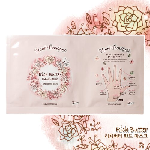 Etude House Rich Butter Hand Mask, 1 Ounce