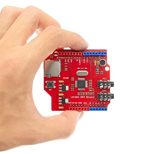 NHOSS VS1053 VS1053B Stereo Audio MP3 Player Shield Record Decode Development Board Module with TF Card Slot 1Pcs