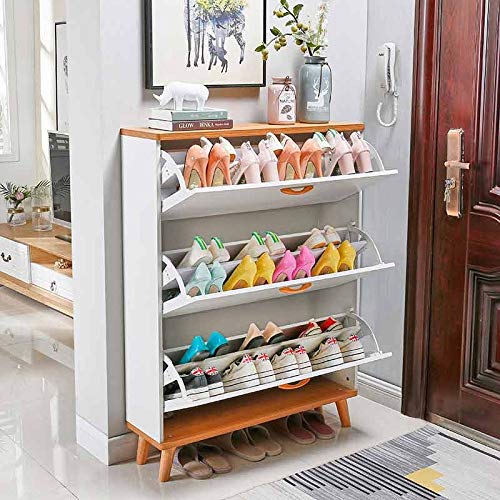 N/A Dump Shoe Cabinet -Thin 24cm Home Entrance Simple Economical Multi-Function Hall Storage Entrance Porch Shoe Cabinet