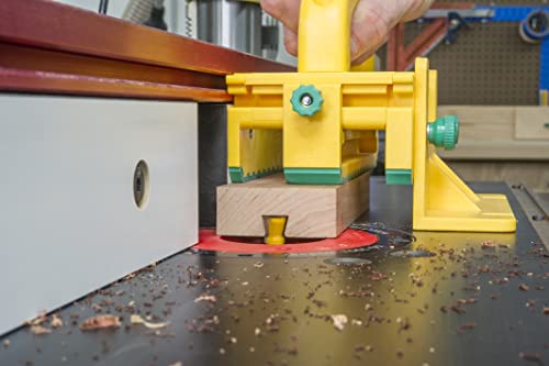 MICROJIG Matchfit MB-050-0514 Dovetail Router Bit for Dovetail Clamps, 14", Dovetail Profile,, Yellow