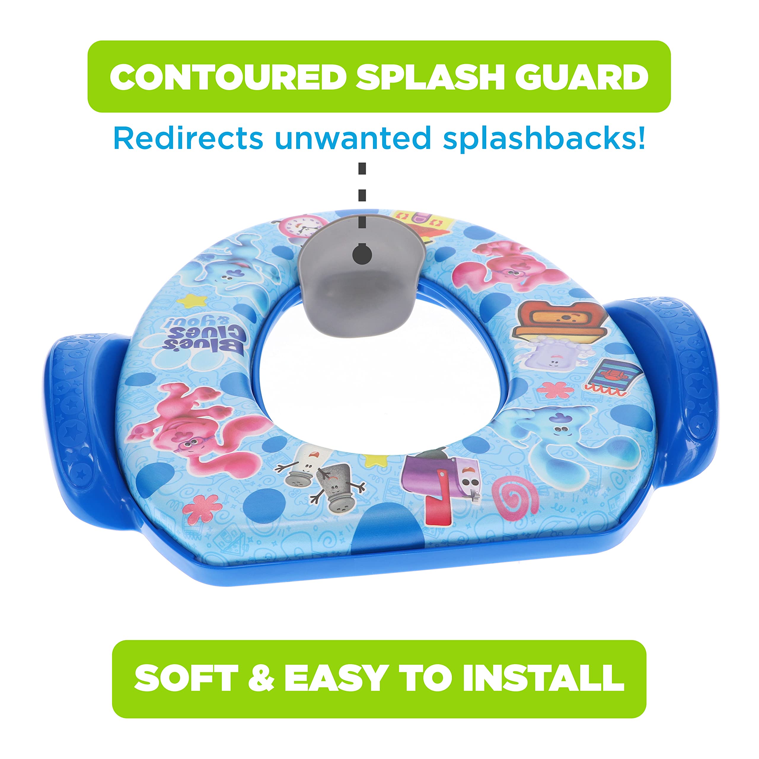 Nickelodeon Blue's Clues Soft Potty Seat and Potty Training Seat - Soft Cushion, Baby Potty Training, Safe, Easy to Clean