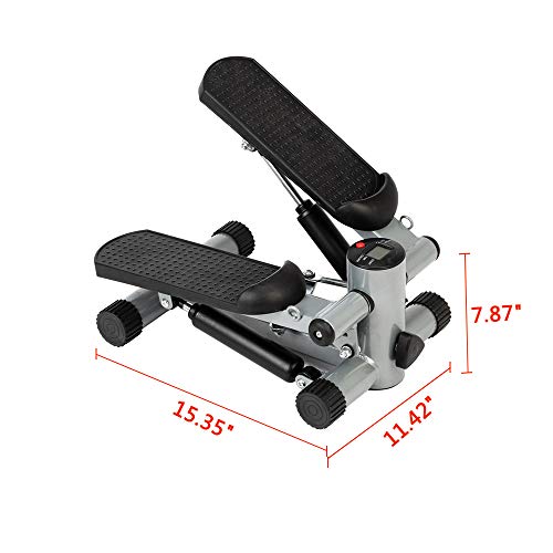 Fitness Stair Steppers for Exercise, Mini Elliptical Machines for Home Use with Resistance Bands, Stepper Exercise Equipment, Cubii Workout Equipment