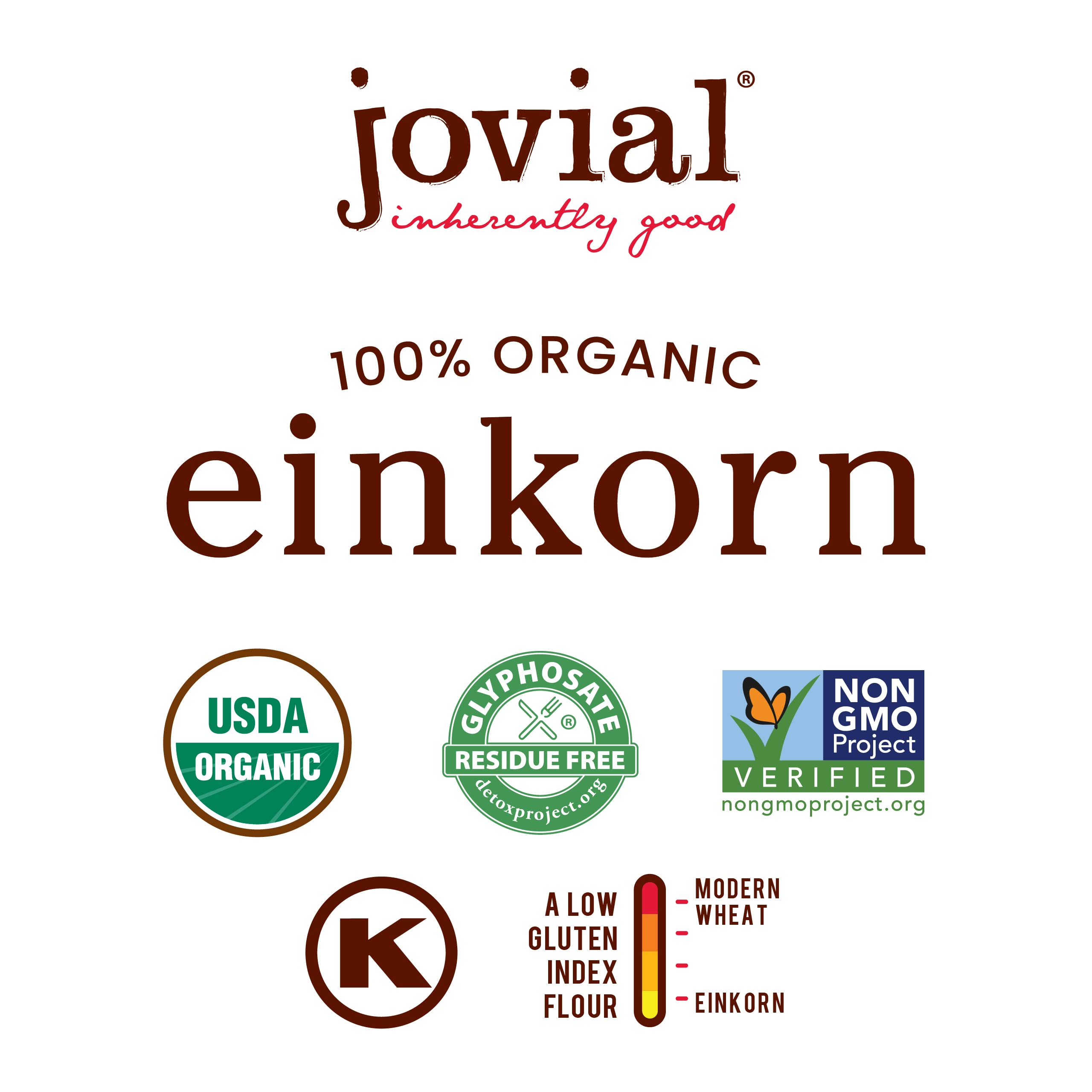 Jovial 100% Organic Einkorn All-Purpose Flour, 10 Pounds