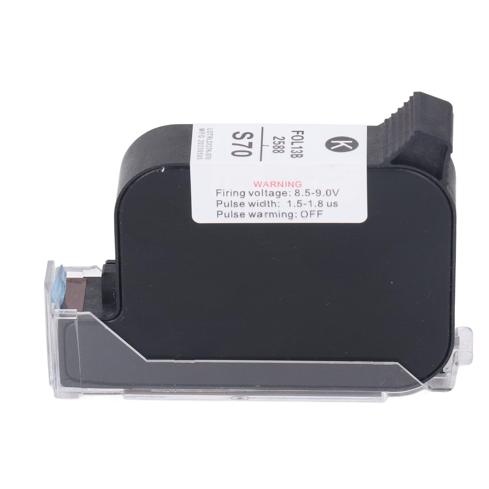Hilitand 40ml Ink Cartridge Replacement for Printers 12.7mm Handheld Printer Ink Cartridge Portable Ink Cartridge (Blue)