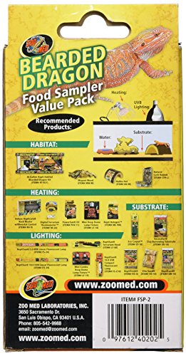 Zoo Med Laboratories SZMFSP2 Bearded Dragon Food Sampler