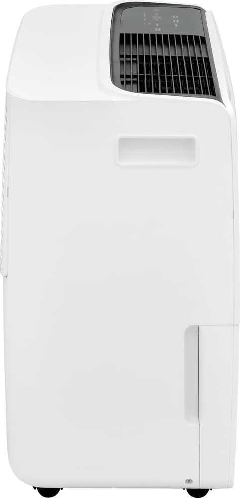 Frigidaire FFAD6022W1 Dehumidifier, High Humidity 60 Pint Capacity Dehumidifier with a Easy-to-Clean Washable Filter and Custom Humidity Control for maximized comfort, in White