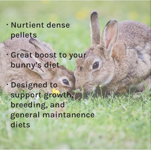 New Country Organics | Rabbit Pellets | Corn-Free and Soy-Free | 15% Protein | Certified Organic and Non-GMO | 40 lbs