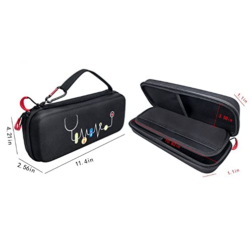 Predyn Stethoscope Case Suitable for Household Stethoscope Storage Bag Classic Stethoscop Protective Box(Black)