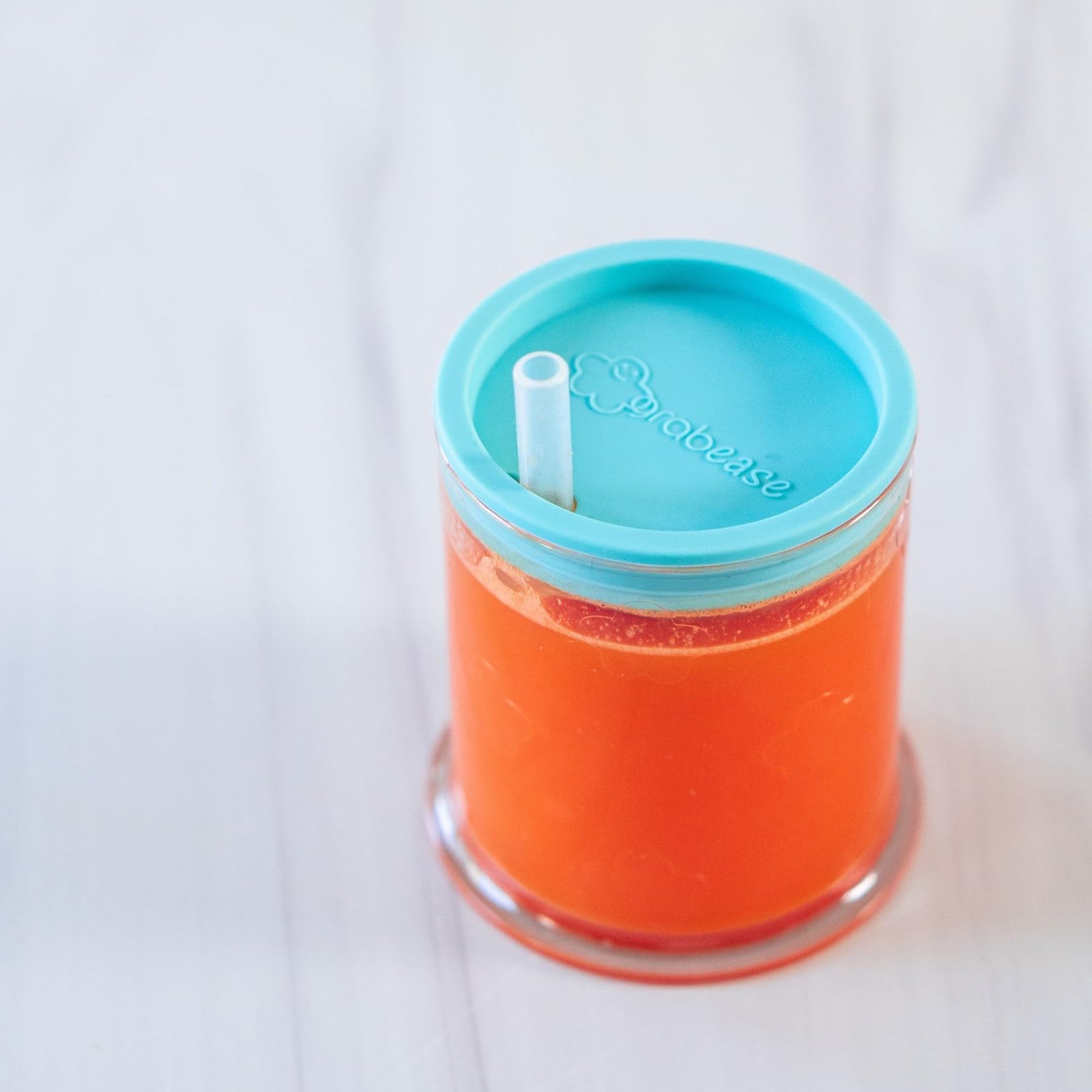 grabease Straw Cup for Baby Feeding Sippy Cups Toddler Sippy Cups, BPA-Free & Phthalate-Free for Baby & Toddler, 4-oz, Teal
