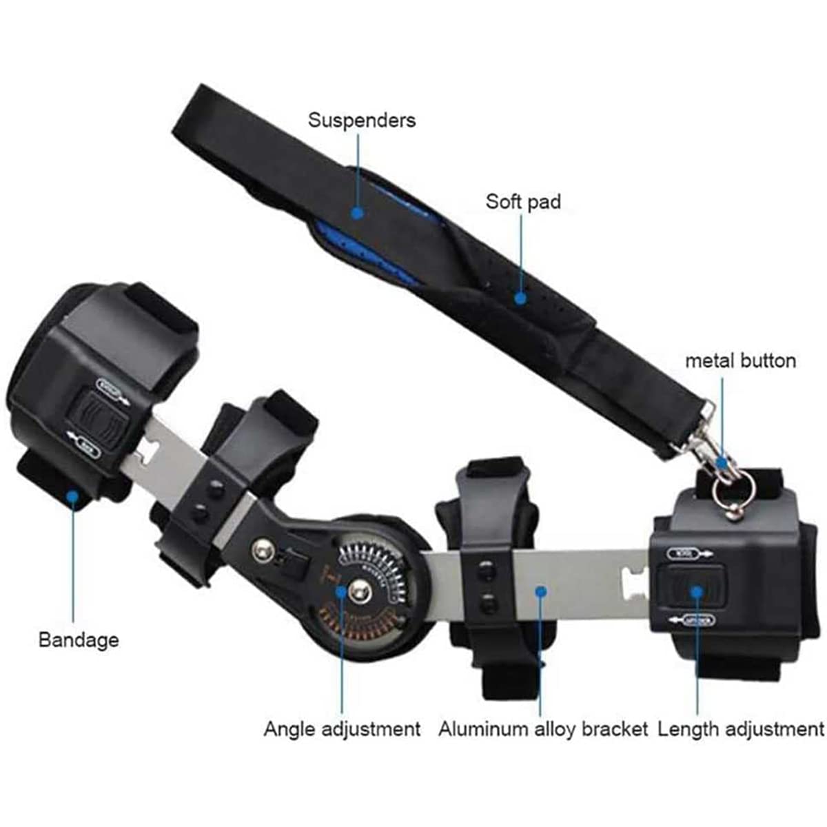 JINPENGRAN Hinged Forarm Support Hinged Elbow Orthosis Adjustable Elbow Brace Support Elbow Joint Fixation Bracket Fracture Protector