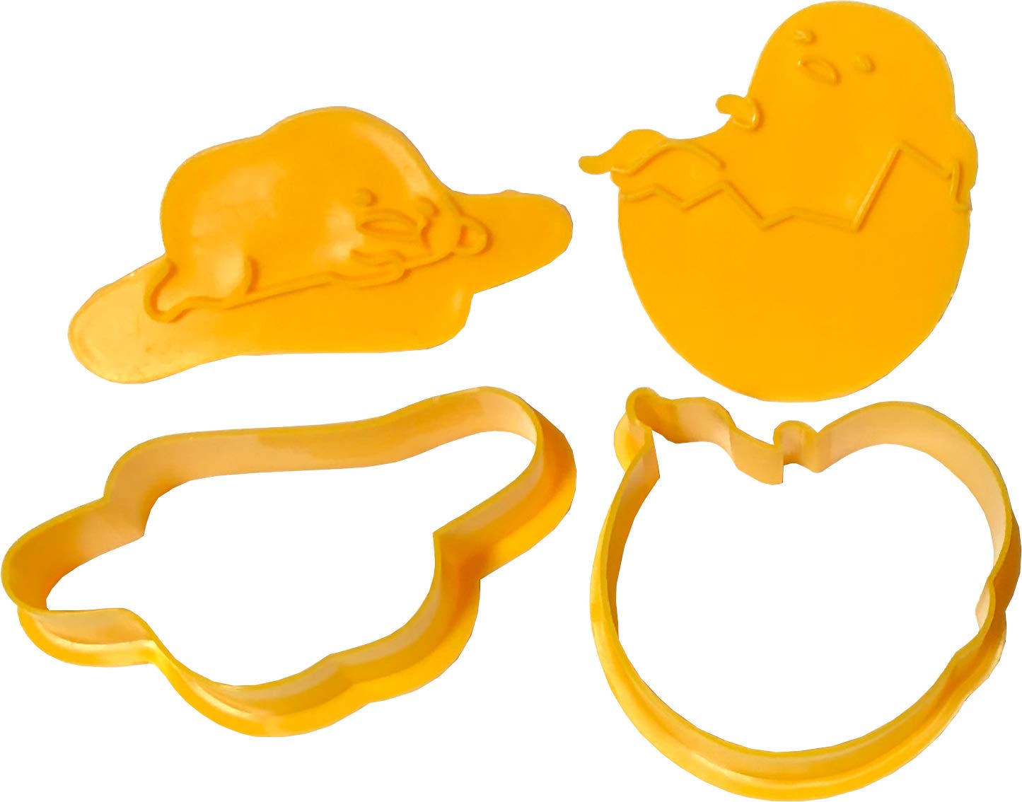 KAKUSE Sanrio Gudetama Cookie Mold 2pcs Set with Stamp Kitchen