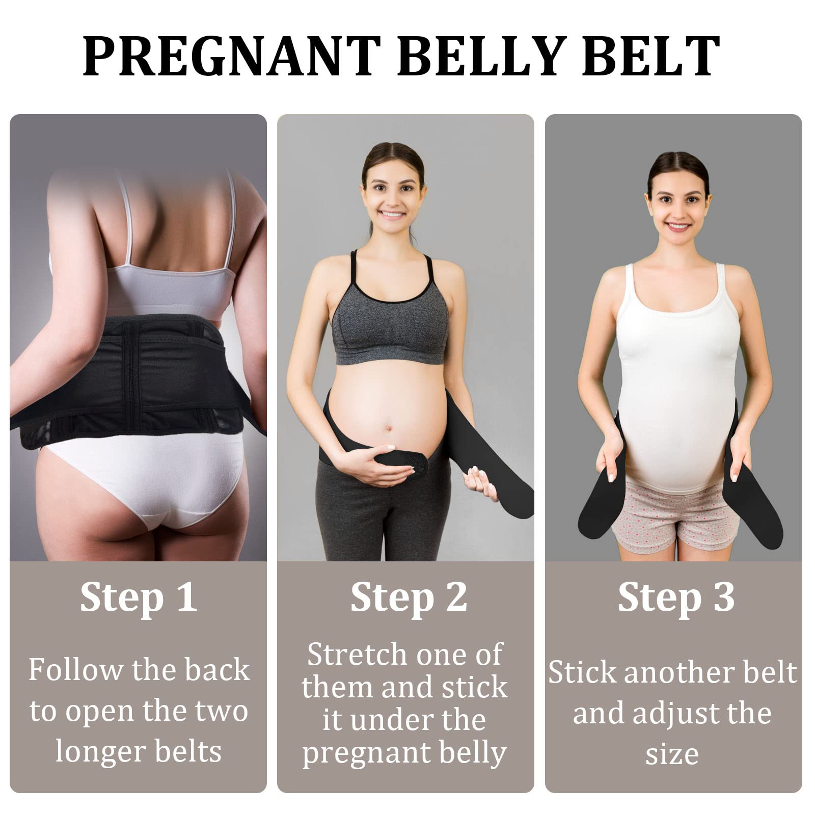 Pregnancy Pillows for Sleeping Wedge Soft Pregnancy Body Pillow Adjustable Maternity Pillow Belt Pregnancy Belly Bands for Pregnant Women for Belly, Back, Hips, Legs, Side Sleeping (Checked)