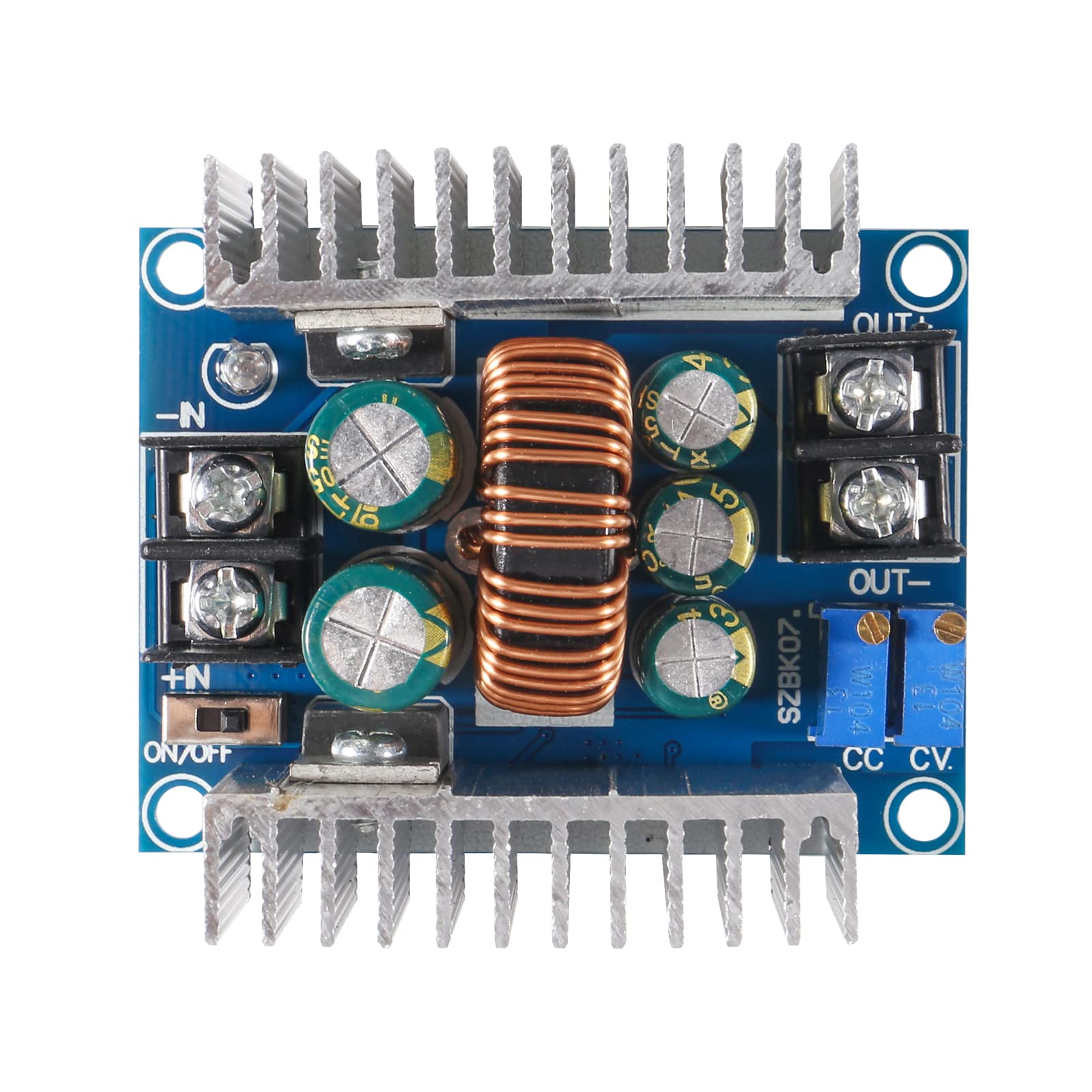QCCAN 2PCS 20A 300W DC-DC Buck Converter Step Down Module Adjustable DC 6-40V to 1.2-36V Voltage Regulator Buck Converter Constant Current Power Supply Module