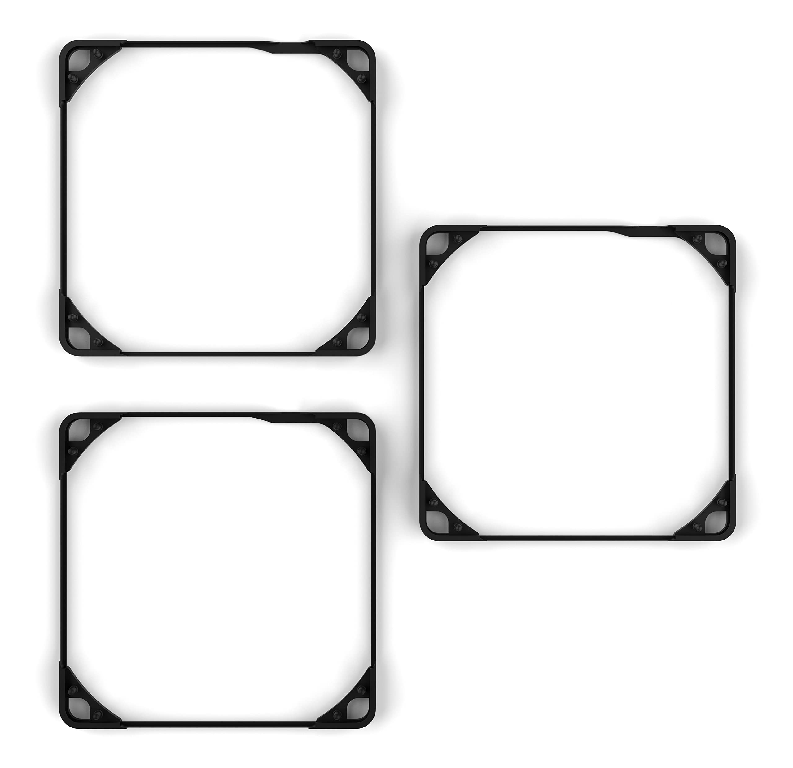 Noctua NA-SAVG2 chromax.Black, Anti-Vibration Gaskets for 140x25mm Fans (Set of 3, Black)