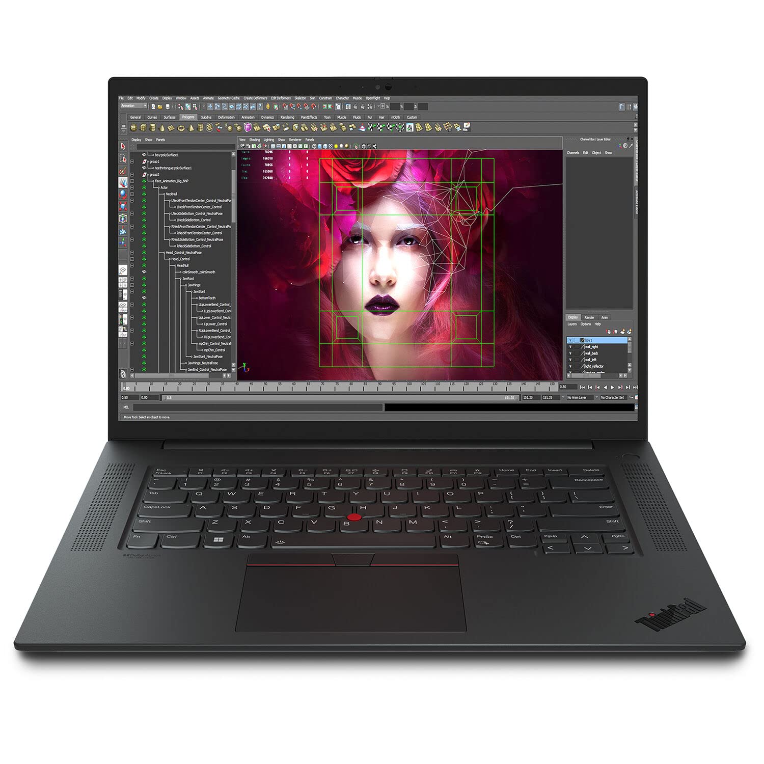 Lenovo Latest ThinkPad P1 Gen 5 Laptop, Intel i7-12700H (14 Cores), 16" FHD (1920 x 1200) IPS Anti-Glare, 32GB DDR5, 2TB SSD, Nvidia A2000, 1080p Camera, Win 11 Pro - Black
