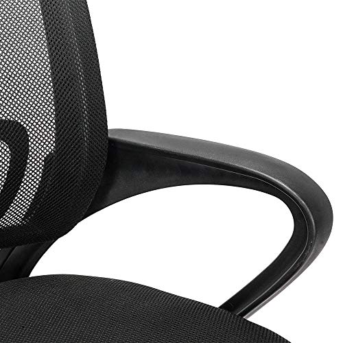 Home Office Chair,Ergonomic Desk Chair Mesh Computer Chair Lumbar Support Modern Executive Adjustable Stool Rolling Swivel Chair for Adults (B)