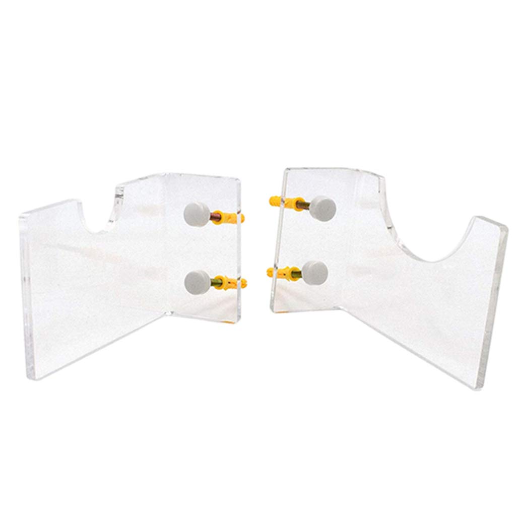 MANNIFEN lightsaber wall mount Holder Rack Stand Deluxe Lightsaber Room Light Blade Handheld Lightsaber Rack 1 Pair
